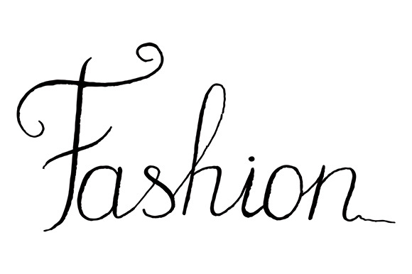 Fashion word lettering italic vector, a Decorative Illustration by Art ...