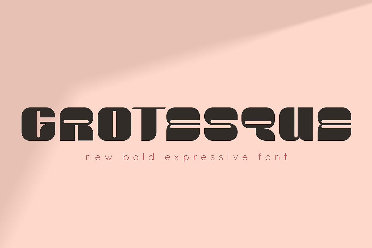 GROTESQUE FONT, a Sans Serif Font by Anna Zakharchenko