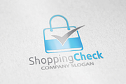 Shopping Check Logo, a Branding & Logo Template by Vectorwins Premium Shop