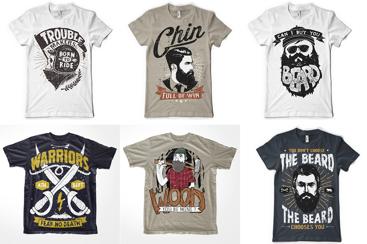 100 T-shirt Designs, an Illustration by CorvusAttic