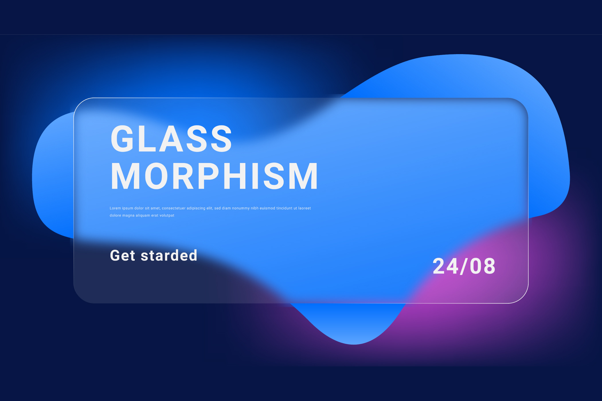 Glassmorphism layout template, a Background Graphic by thedesignsource