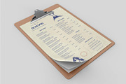 Rustic Seafood Menu Template, a Flyer Template by BrandPacks