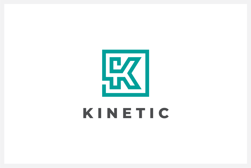 Kinetic Letter K Logo, a Branding & Logo Template by yopie