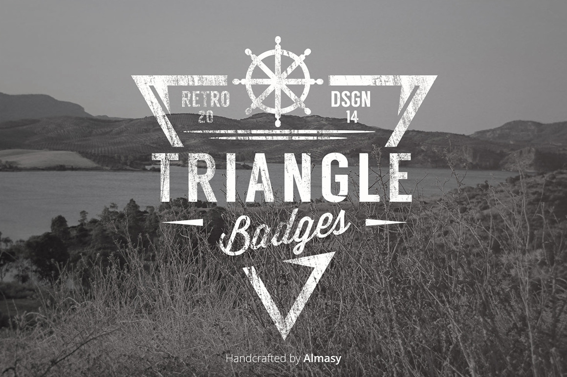 Triangle Badges Vol.1, a Branding & Logo Template by Fitra Noor ...