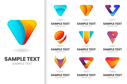 Modern Shape & Objects Vector Set, a Branding & Logo Template by Toonsteb