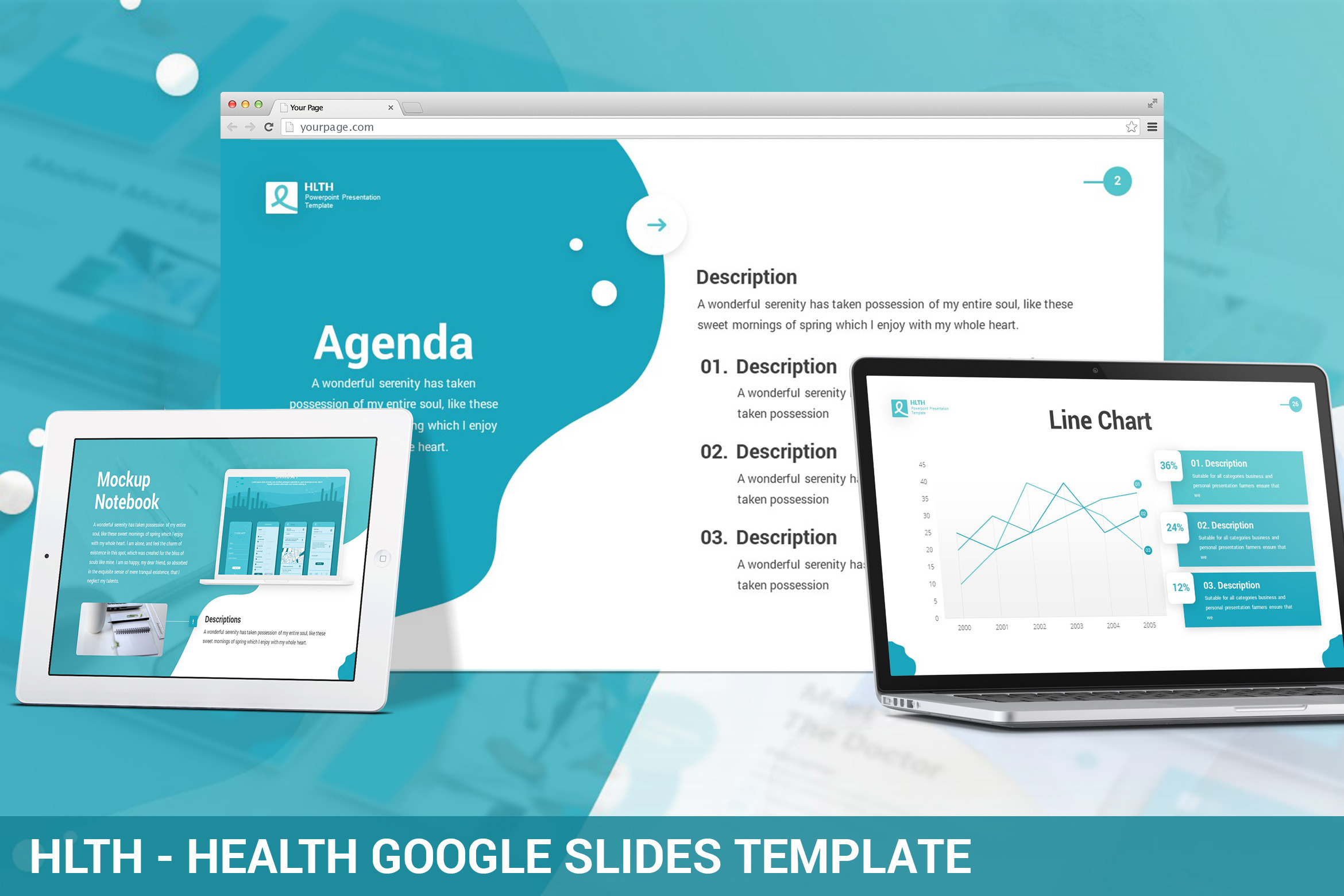 HLTH - Health Google Slides Template, a Presentation Template by ...
