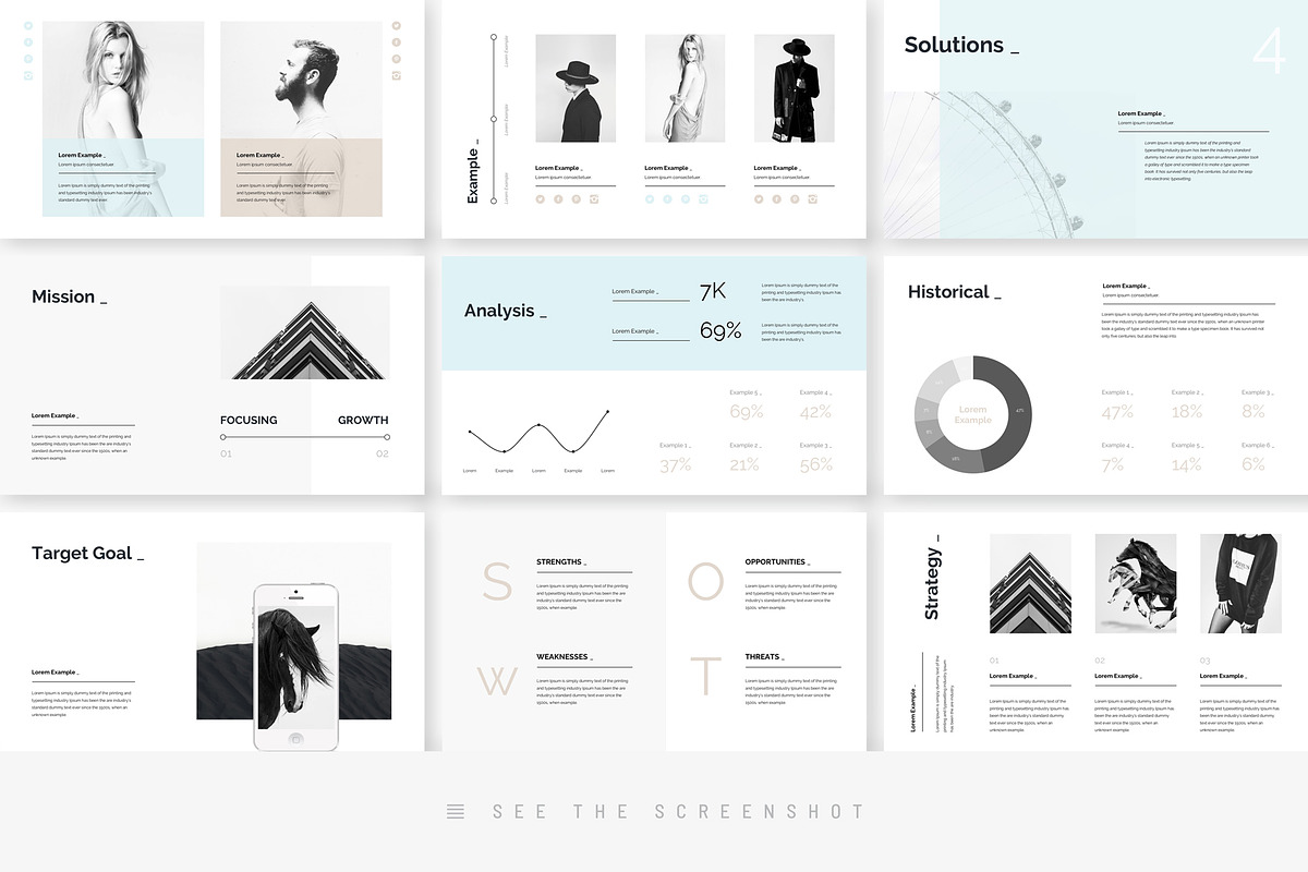 Clean Google Slides Template, a Presentation Template by TemplatesForest
