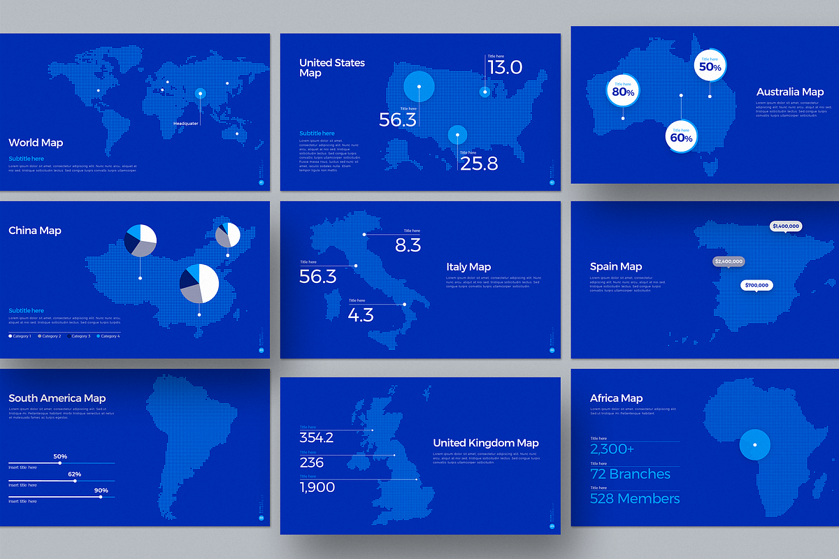 [BUBBLY] Dynamic Powerpoint Template | Creative Market