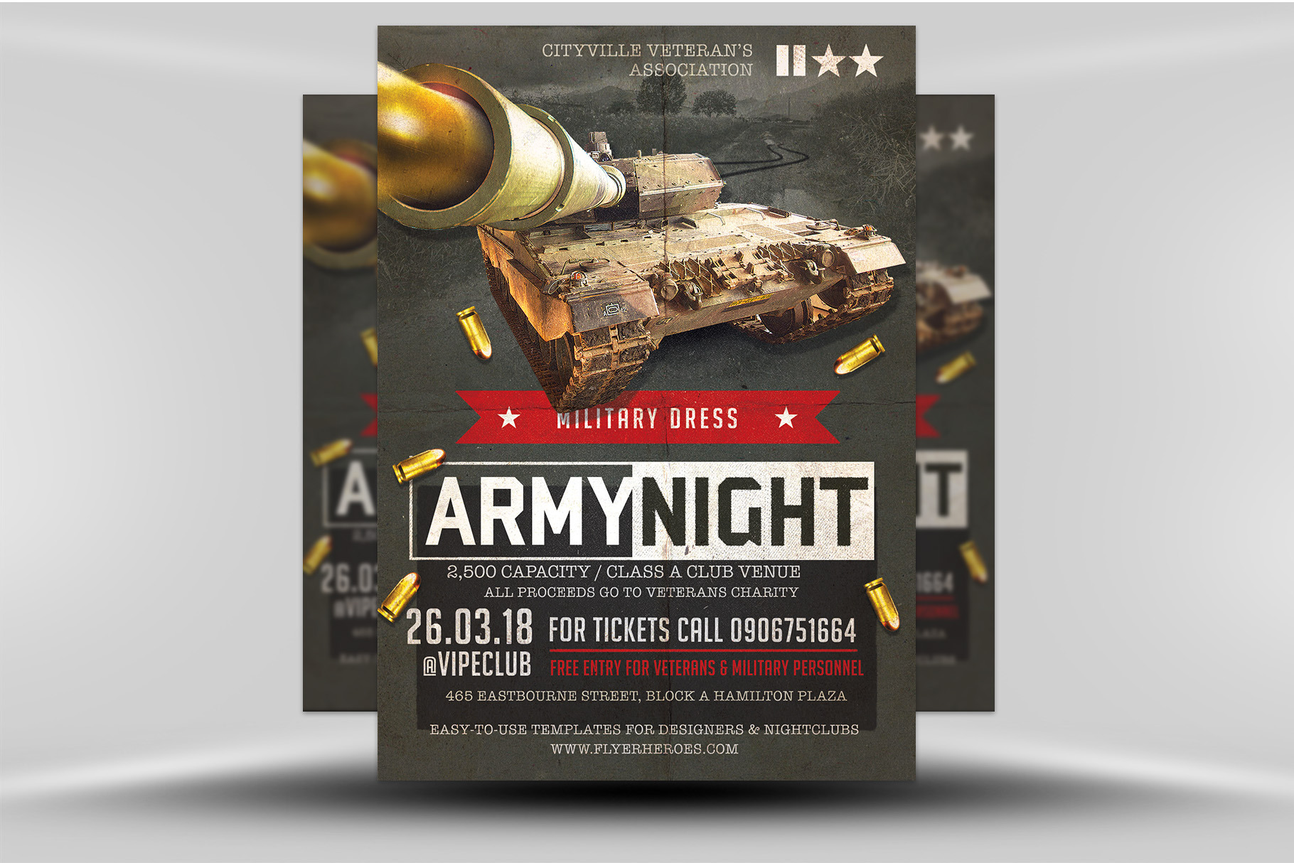 Army Night Flyer Template, a Flyer Template by FlyerHeroes