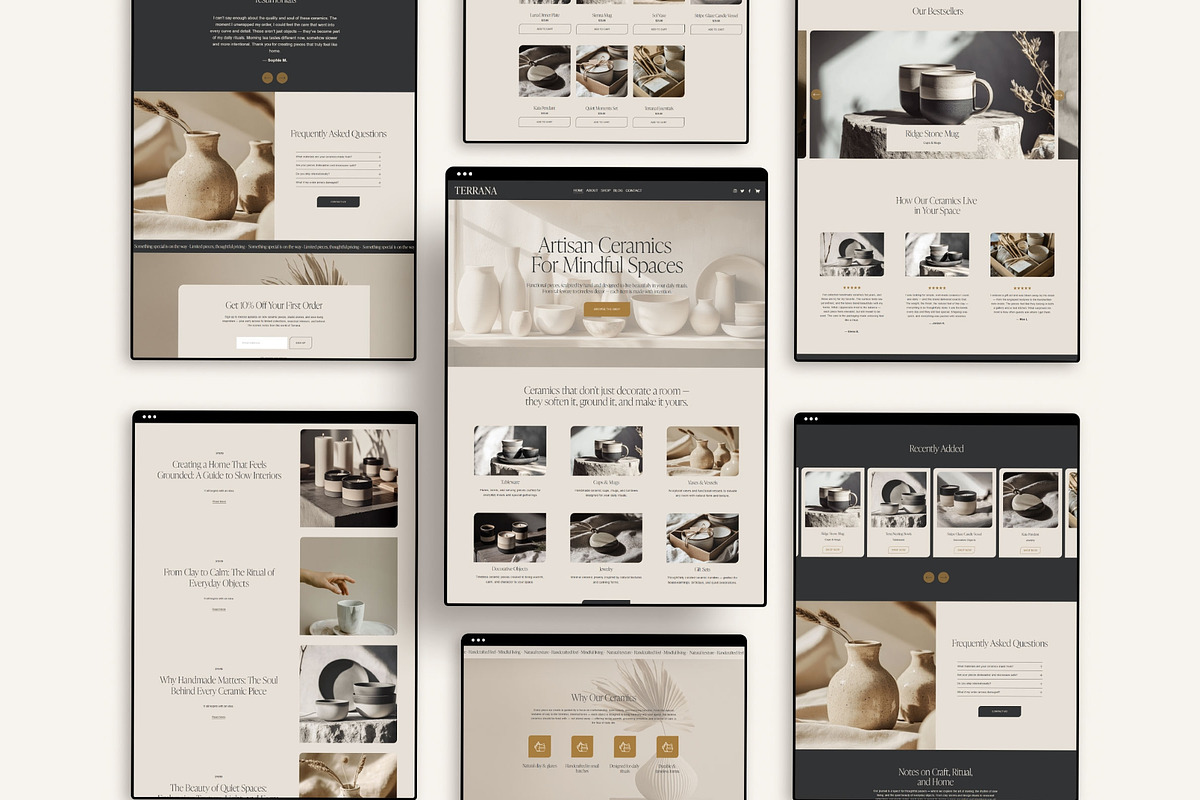 Squarespace E-Commerce Website