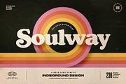 Soulway Font, a Serif Font by Indieground Design Inc.