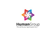 HumanGroup Logo Template, a Branding & Logo Template by The Branding Fusion