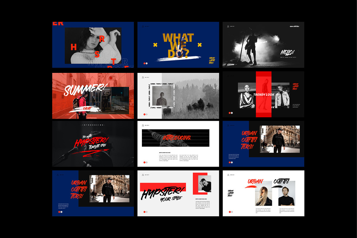 Hypester! - Google Slide, a Presentation Template by Dirtytemp Studio