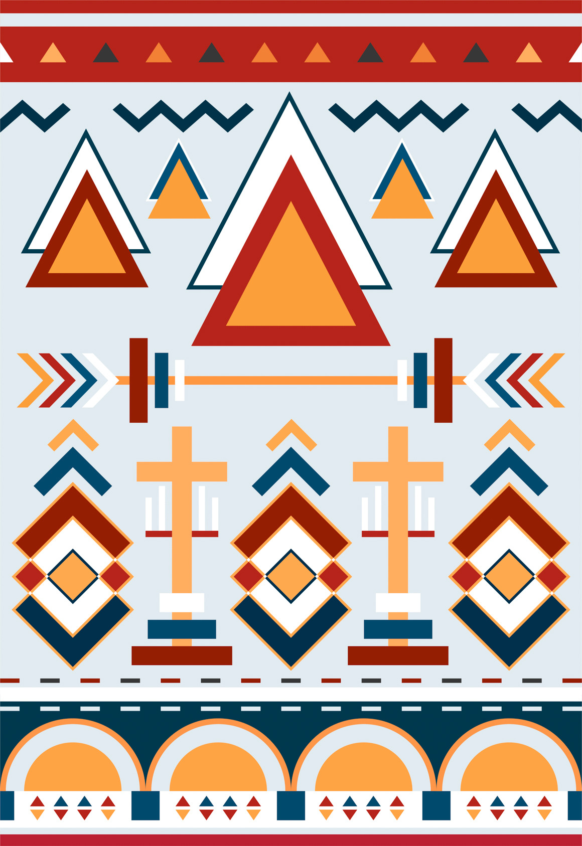 Illustration of ethnic pattern, a Decorative Illustration by rawpixel