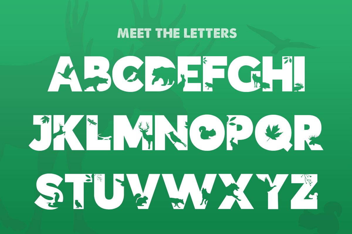 The Forest Font, a Font by Salt & Pepper Designs