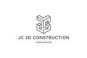 JC Construction Logo Design, a Branding & Logo Template by FransiskaDesign