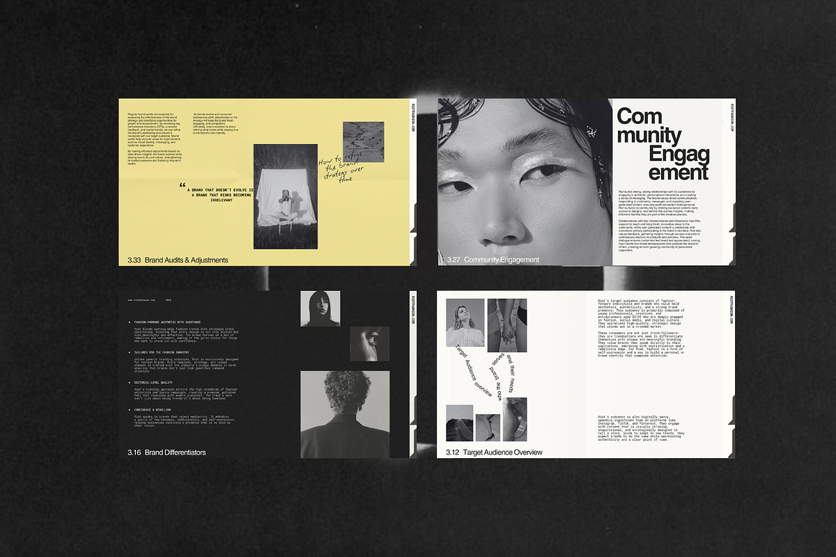 RIOT | BRAND STRATEGY, a Presentation Template by Simple có
