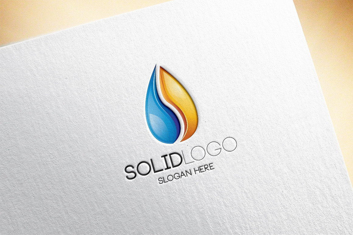 Solid Logo Template, a Branding & Logo Template by dien96 | Creative Market