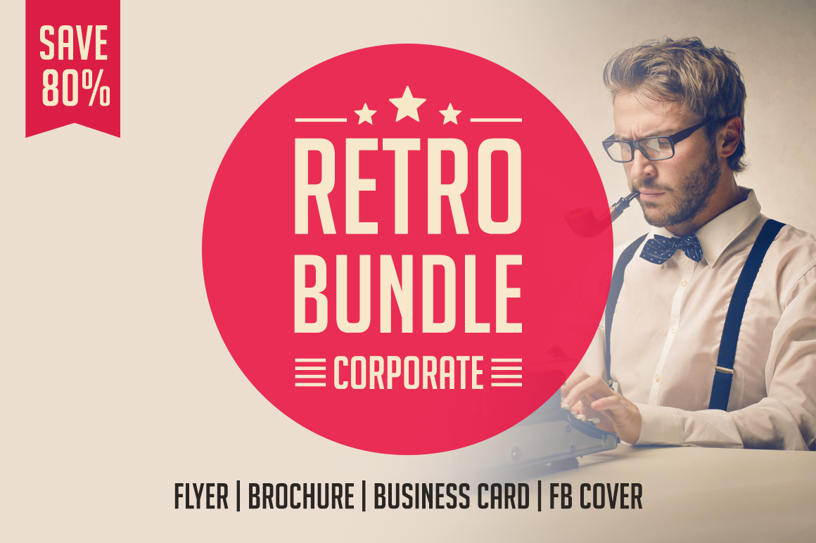 Retro Brochure Bundle, a Brochure Template by Jaisivakumar