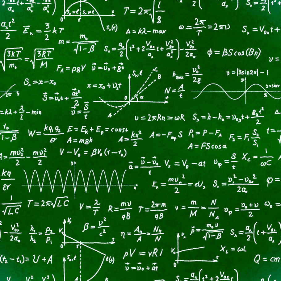 Math equations and formulas | Graphic Patterns ~ Creative Market