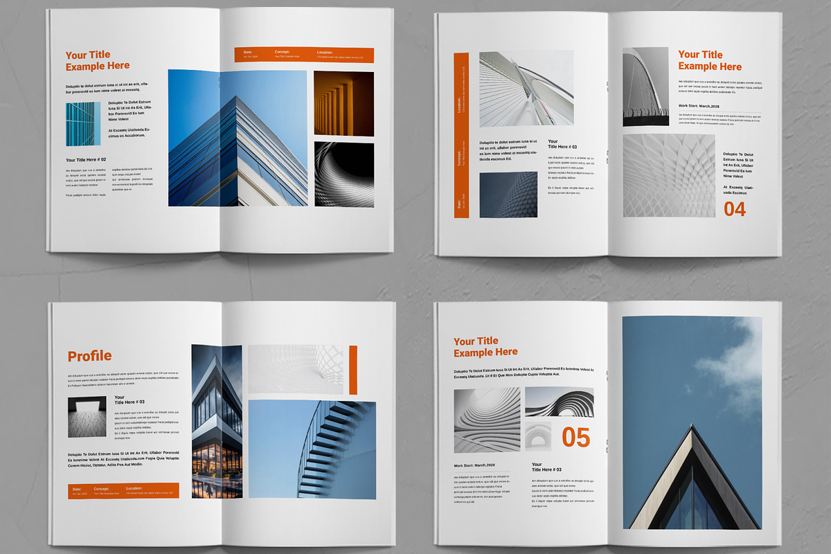 Architecture Portfolio Brochure