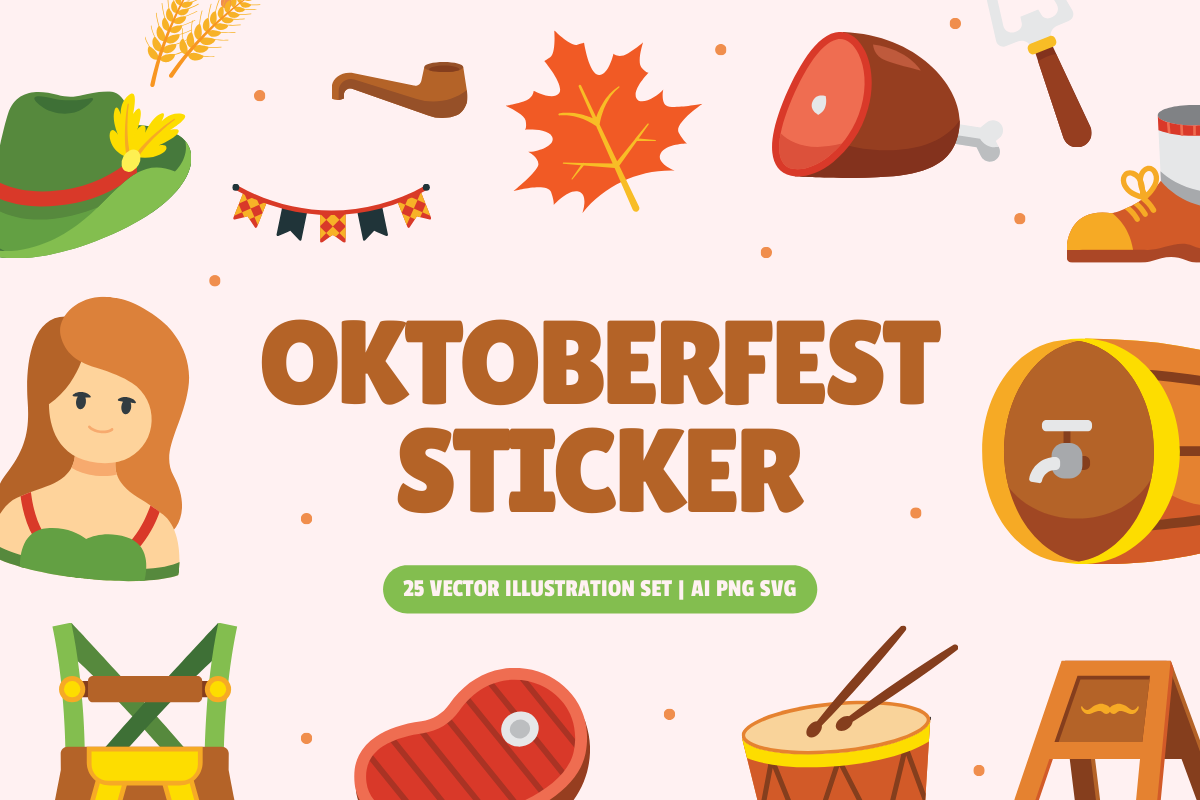Oktoberfest Sticker | Creative Market