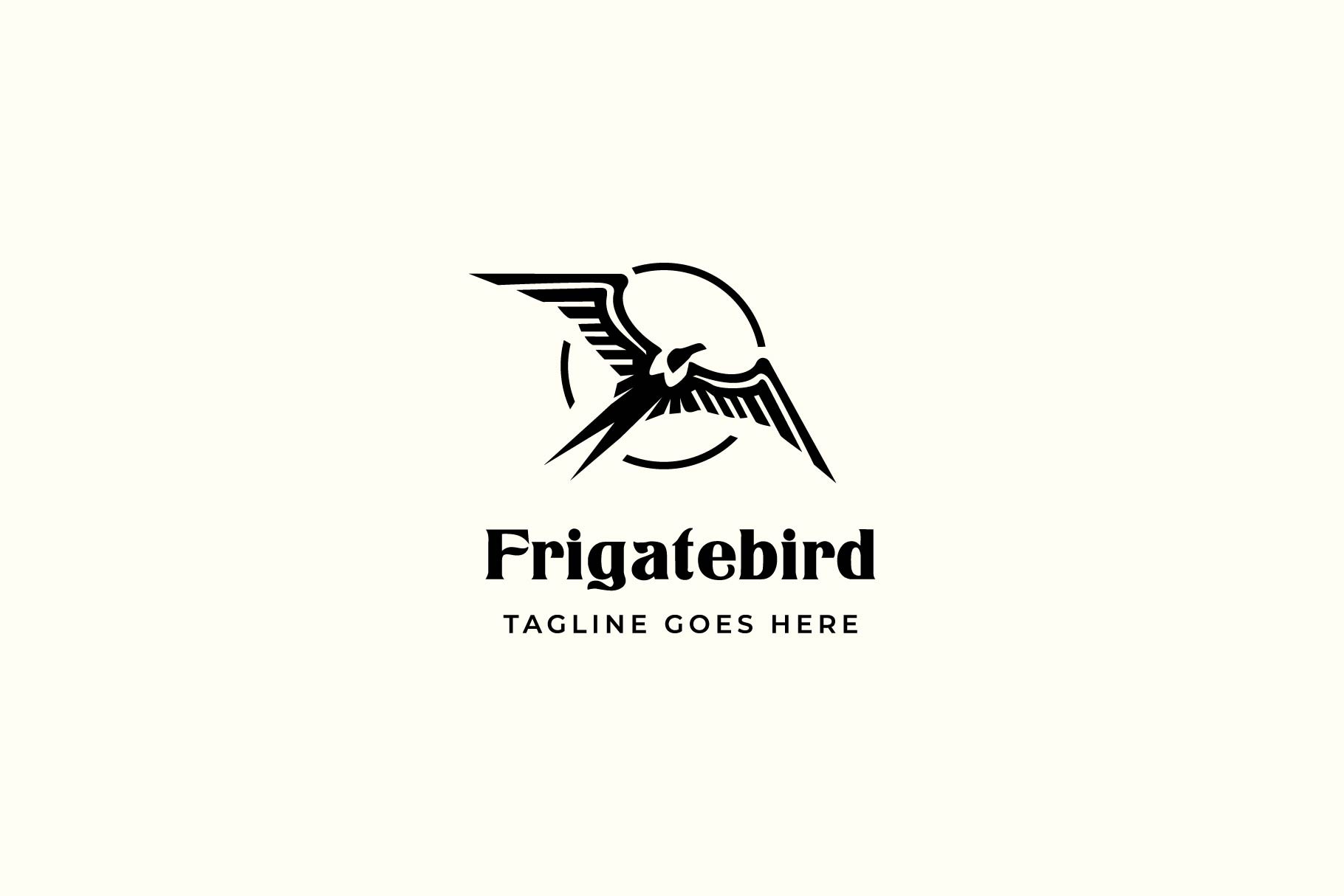 frigate bird logo, a Branding & Logo Template by ZHR Creative