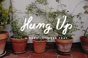 Hung Up - A Script Font, a Script Font by The Fresh Exchange