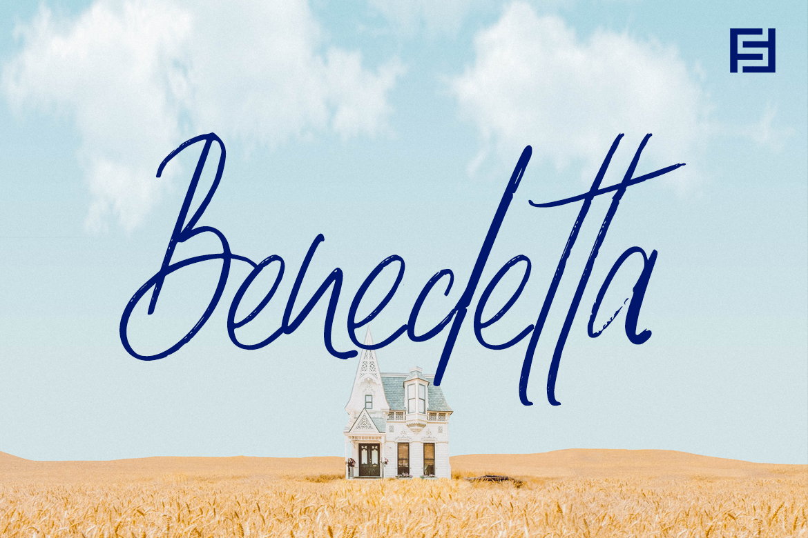 Benedetta - Lovely Handwritten Font, a Script Font by Designova®