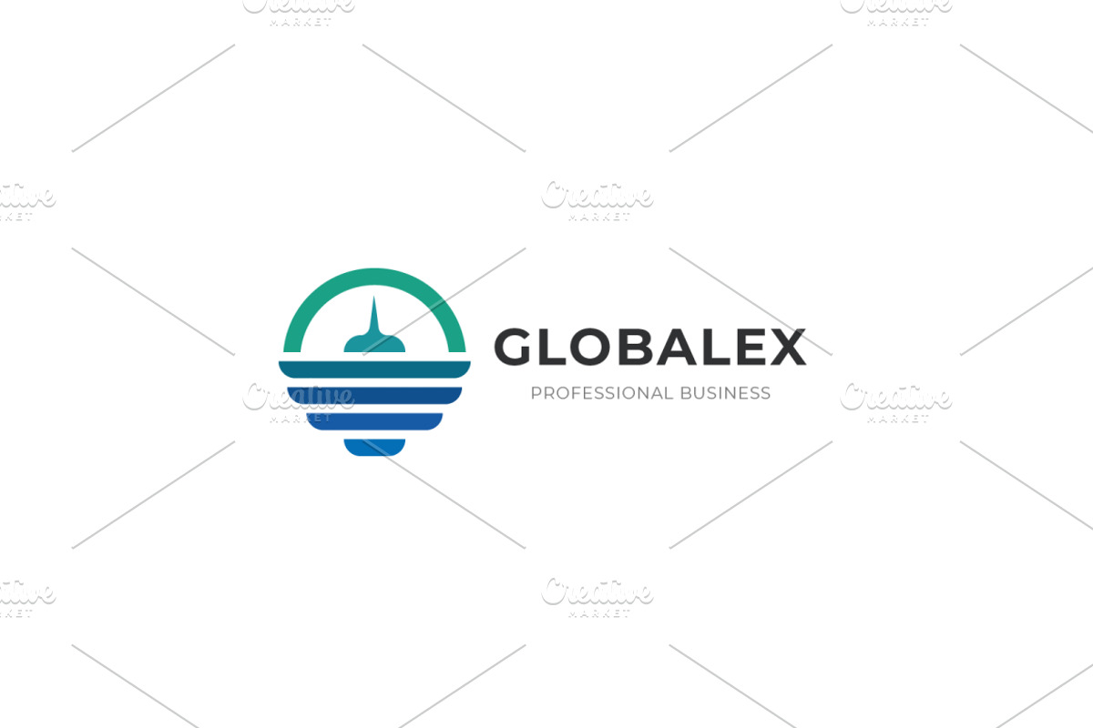 Global Business Logo, a Branding & Logo Template by Design_Planet