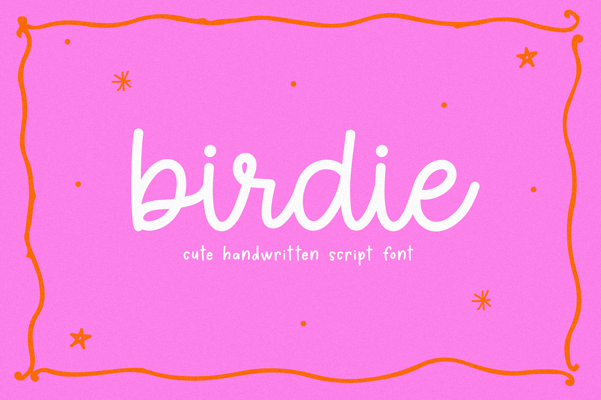Birdie | Cute Script Font, a Script Font by KA Designs