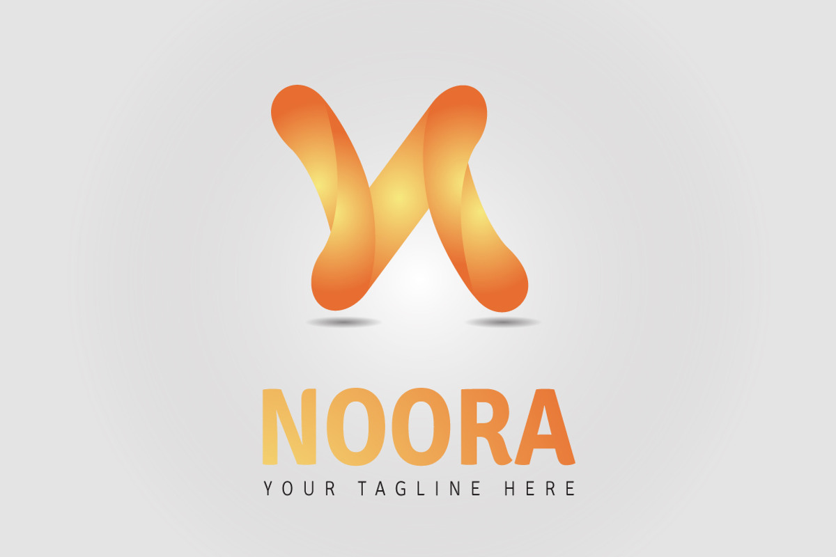 Noora Logo Template, a Branding & Logo Template by Ahsanjaya