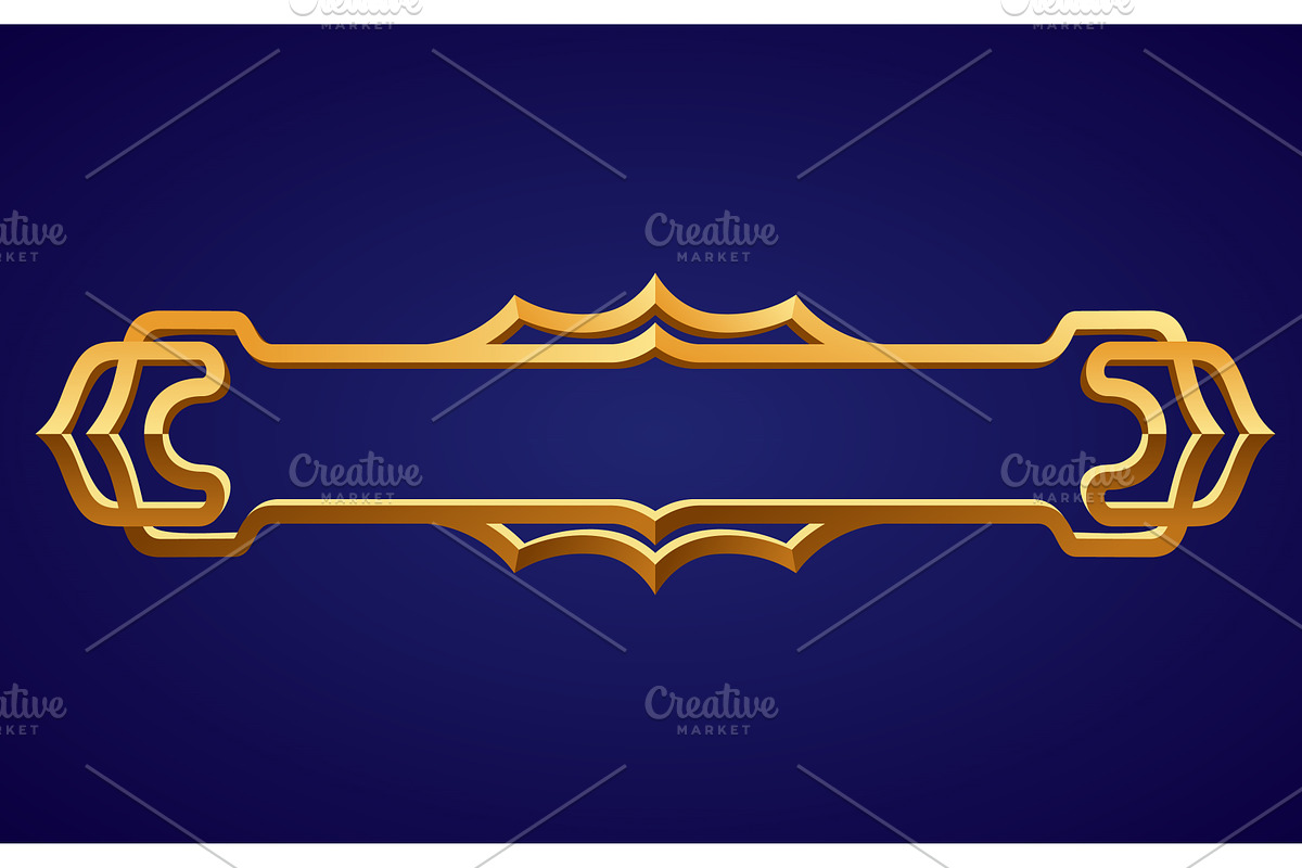 Frame medieval game ui. Empty, an Object Illustration by Things for ...