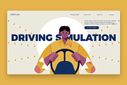 Simulation - Banner & Landing page, a Templates & Theme by AQR Studio