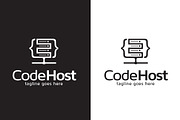 Code Host Logo Template, a Branding & Logo Template by gunaonedesign
