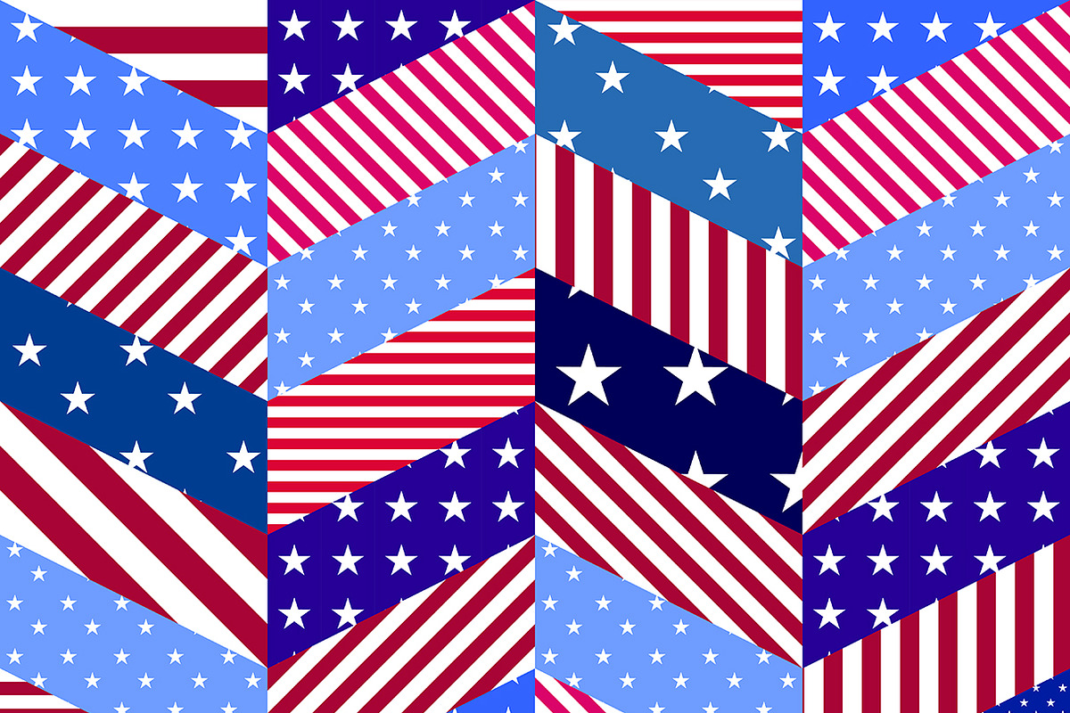 USA flag collection.