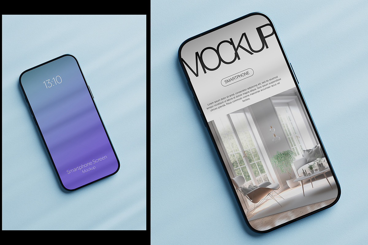 App UI UX Smartphone Mockup