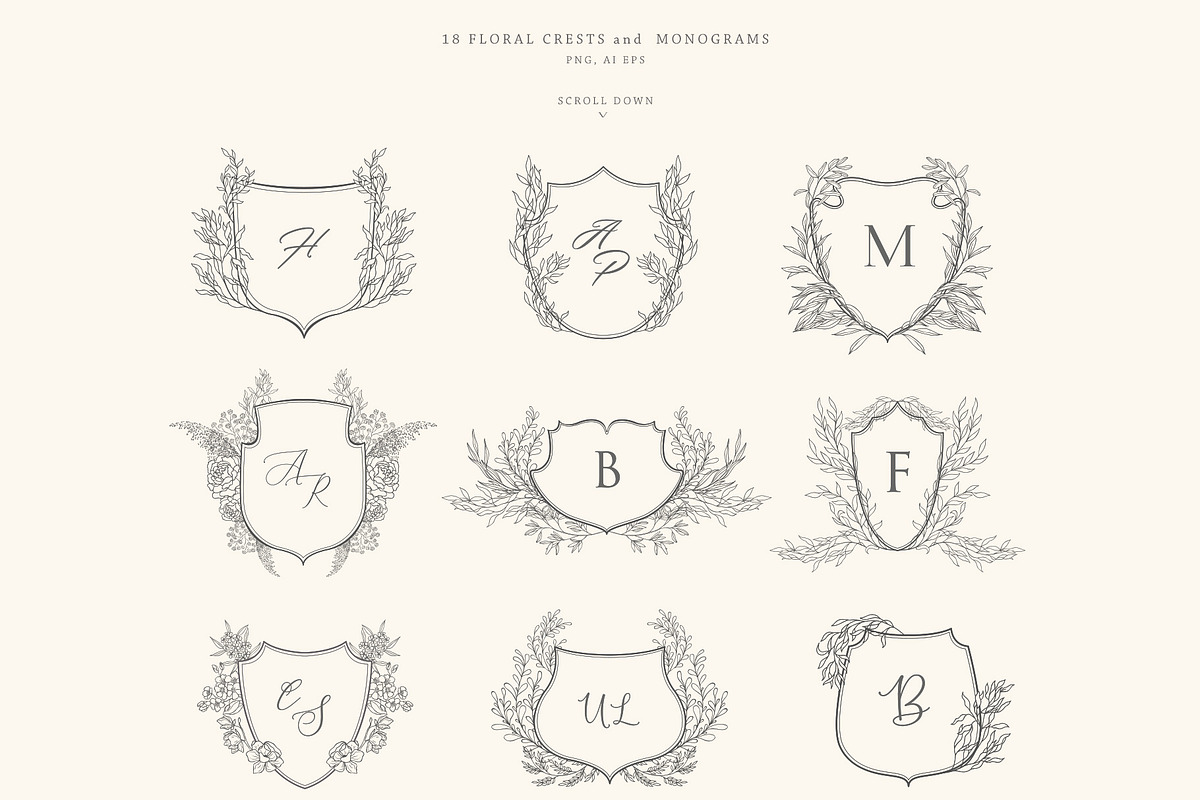 Birth-Flowers. Trendy Plants, Logos, a Seasonal Illustration by Designwork