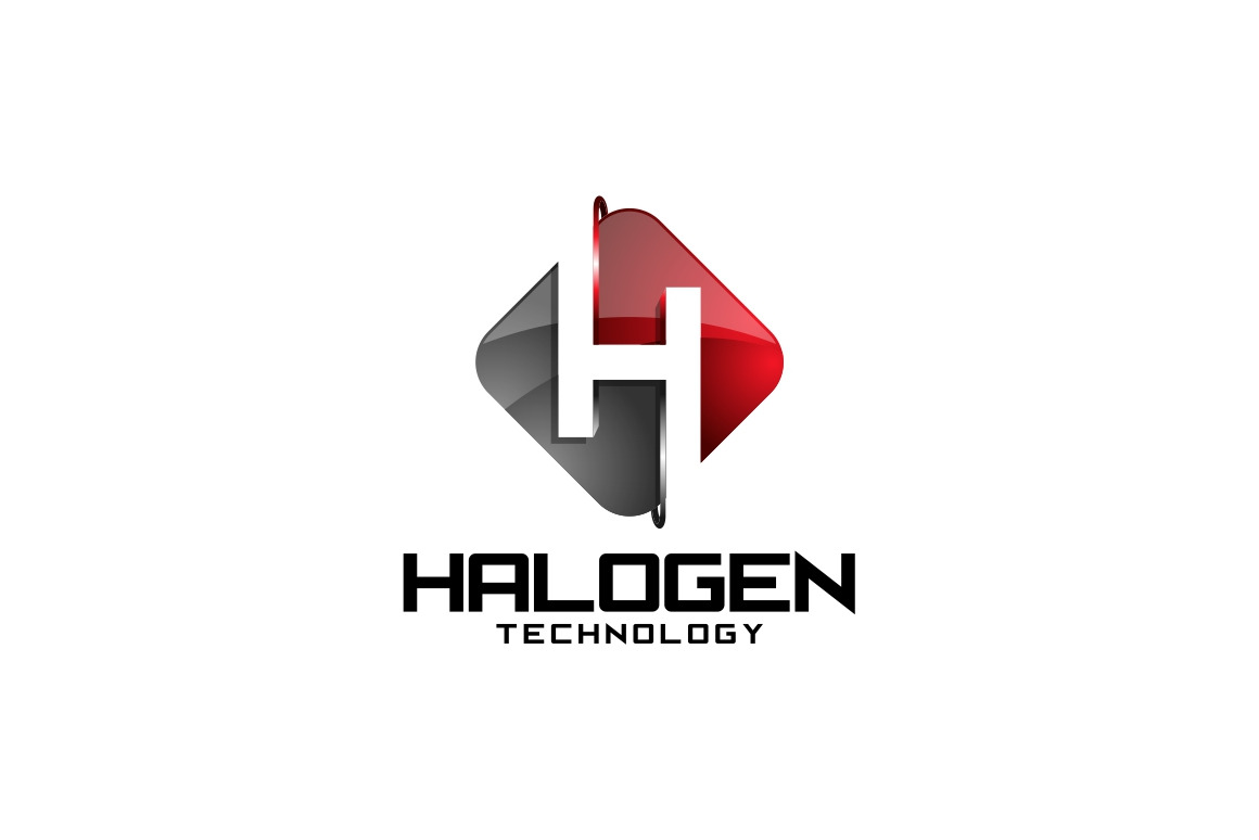 Halogen Tech - 3D Letter H Logo, a Branding & Logo Template by ...