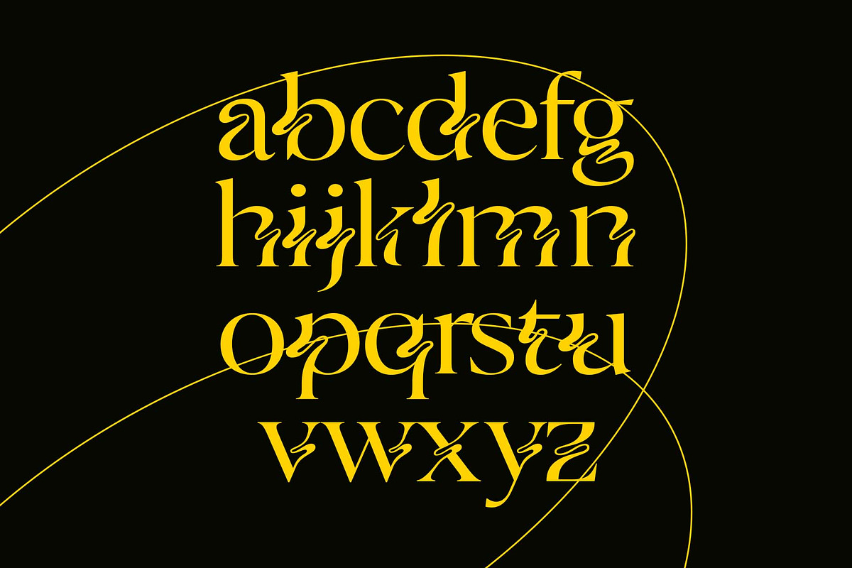 Zighead Display Font, a Sans Serif Font by Headfonts