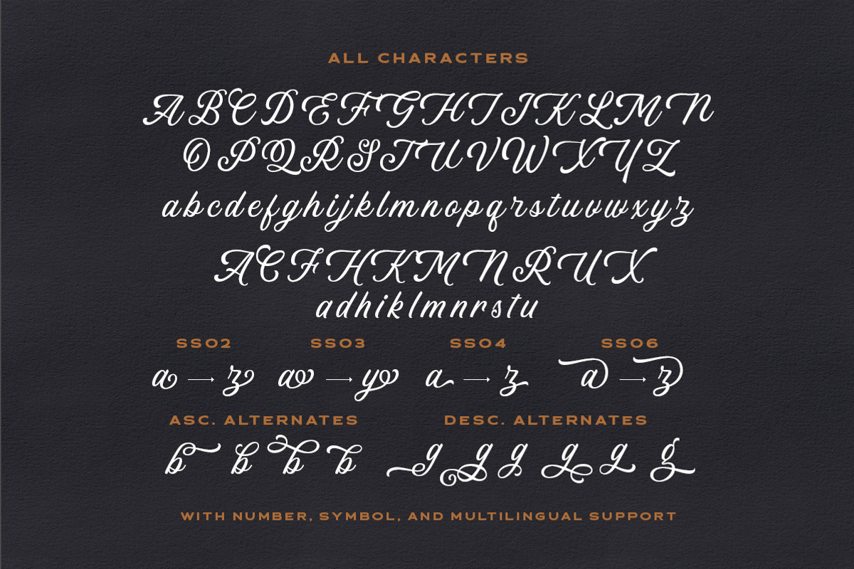 Linkgray Script, a Script Font by Letterhend Studio