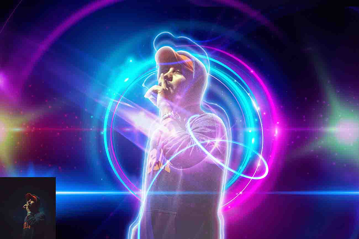 Advance Neon Effect Photoshop Action, an Action Add-On by Studio Retouch