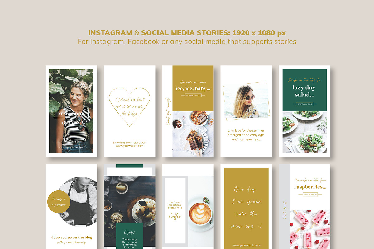 Social Media Bundle/ CANVA,Photoshop, a Social Media Template by Mirazz