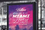 Miami Vice - Flyer / Poster | Flyer Templates ~ Creative Market