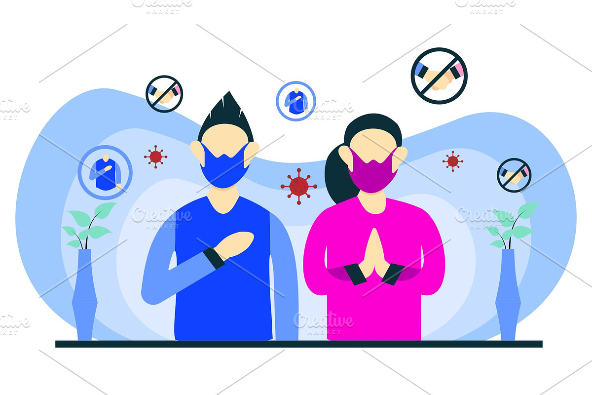 Covid 19 Coronavirus Set, a Healthcare Illustration by REDVY CREATIVE