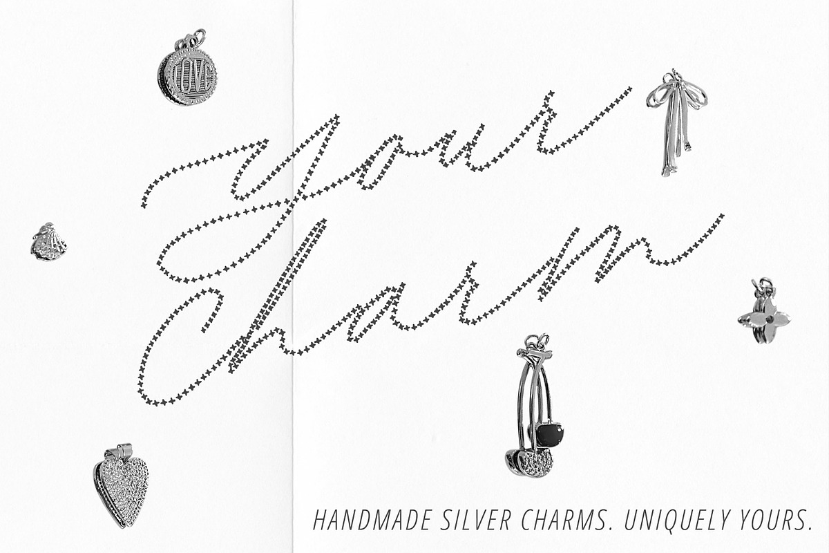 Charm | Delicate Dotted Script Font