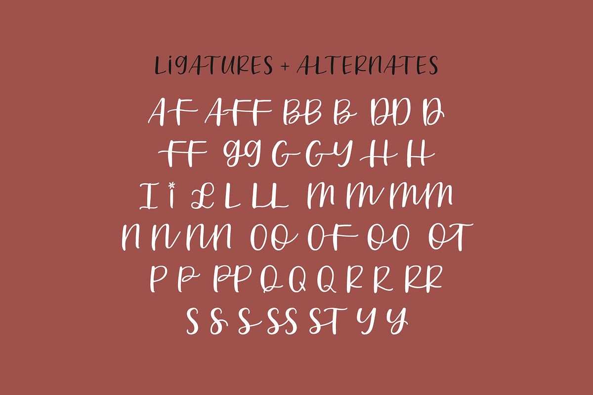 Daisy Beth All Caps Font, a Handwritten Font by Design by Laney