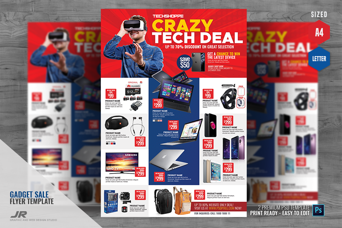 Multipurpose Gadget Sale Flyer, a Flyer Template by PSDPixel