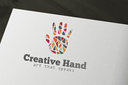 Creative Hand - Art that Speaks Logo, a Branding & Logo Template by ...