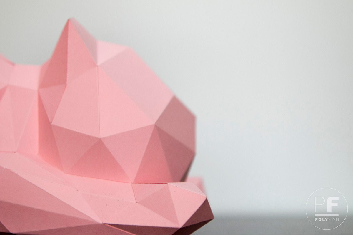 Diy Stretch Cat 3d Model Template A Graphic By Polyfish